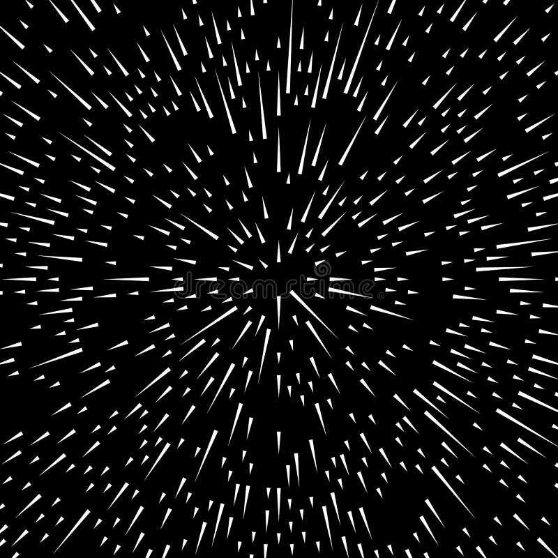 Random Radial Lines Explosion Effect. Radiating Stripes Circular Stock ...