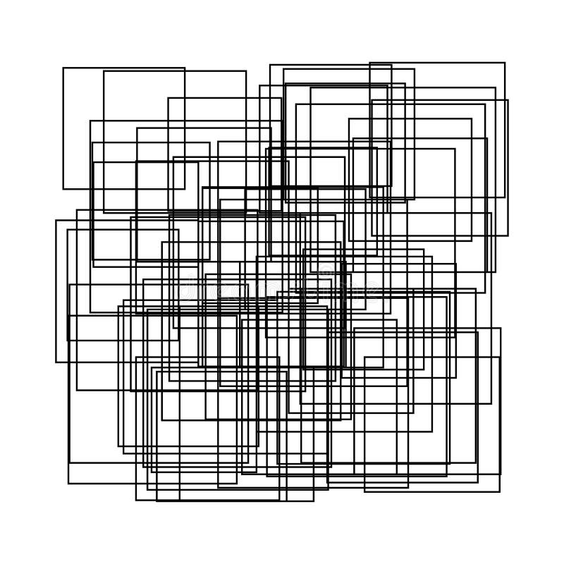 Random Rectangles Structure Vector Composition, Pattern Stock Vector ...