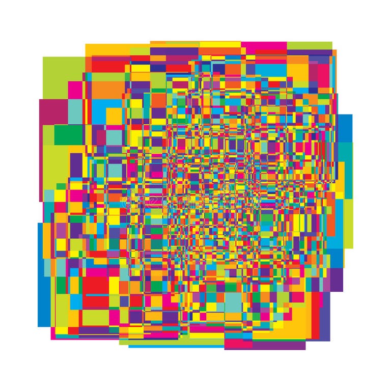 Random Rectangles Structure Vector Composition, Pattern Stock Vector ...