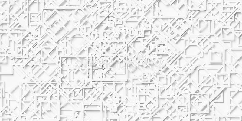 Random Scaled White Square Rings Overlay Background Wallpaper Banner ...