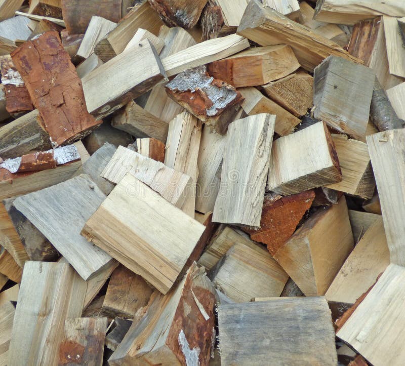 Random Scattered Logs. Firewood Background. Stock Image - Image of fire ...