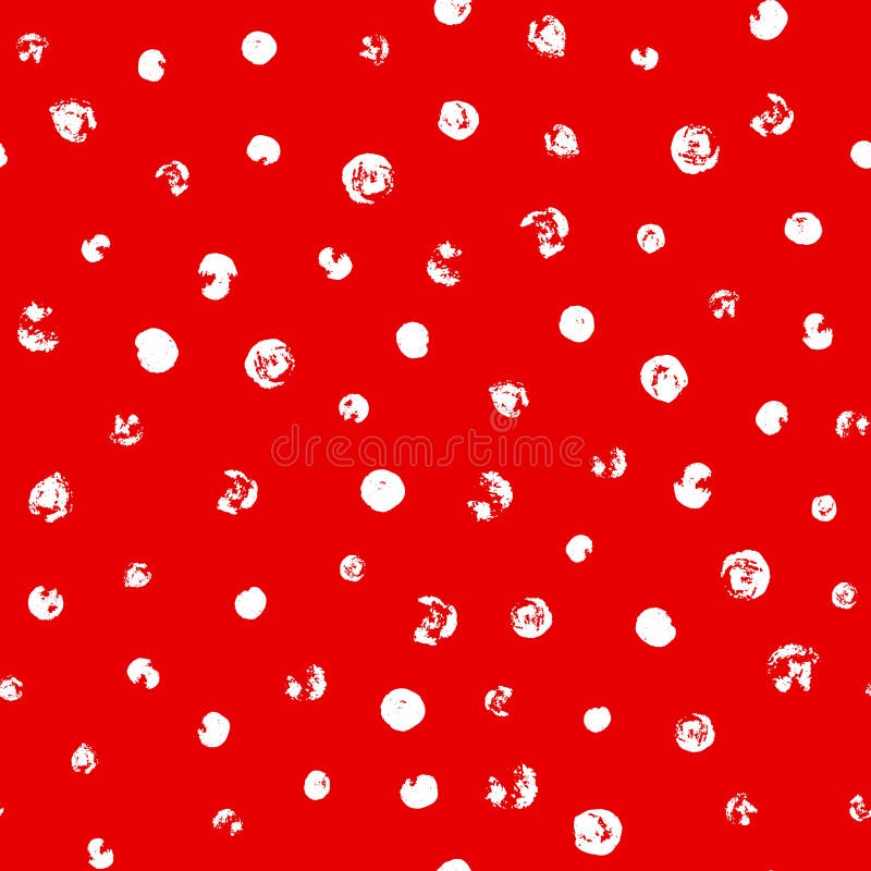 Random Scattered Polka Dot Pattern, Abstract Red and White Background ... Random Scattered Polka Dot Pattern, Abstract Red and White Background ...