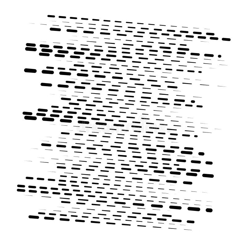 Random Segmented Lines Pattern. Dynamic Dashed, Irregular Stripes Stock ...