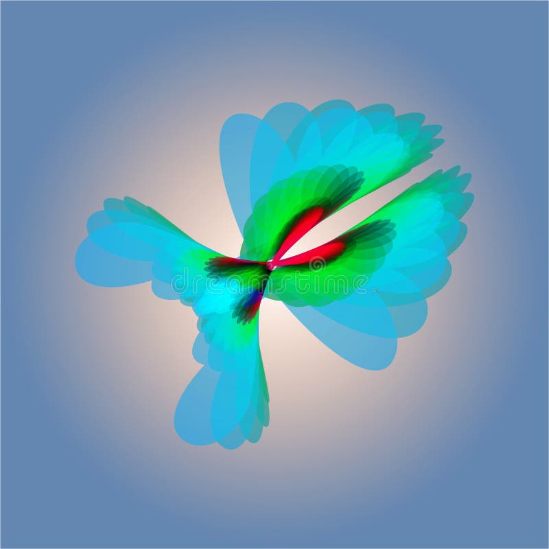 Random Shape Object with Fish Like Abstract Background Stock Vector ...