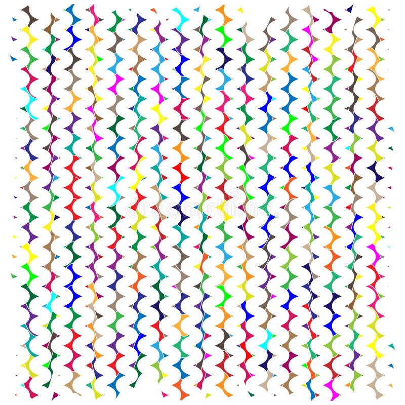 Random Shapes Arranged As Mosaic, Tessellating Pattern. Colorful ...