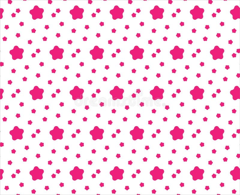 Random Shapes in the Shape of Stars - Pattern - Pink Color Stock ...
