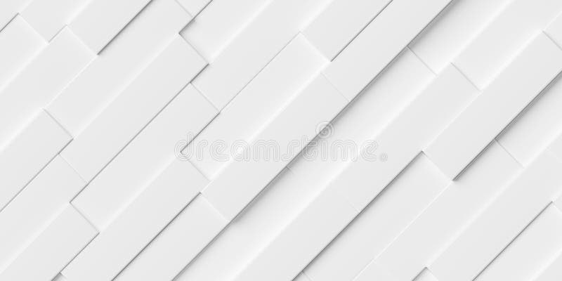 Random Shifted Diagonal White Long Rectangle Cubes Geometrical ...