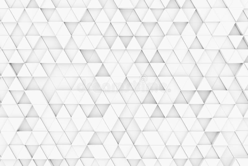 Random Triangle Geometry Paper Emboss White Background, Modern Minimal ...
