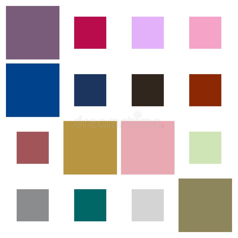 Random Size Squares Vector Illustration. Squares Design Element, Square ...