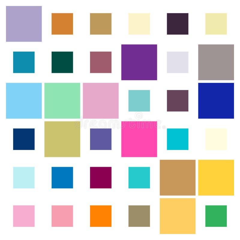 Random Size Squares Vector Illustration. Squares Design Element, Square ...