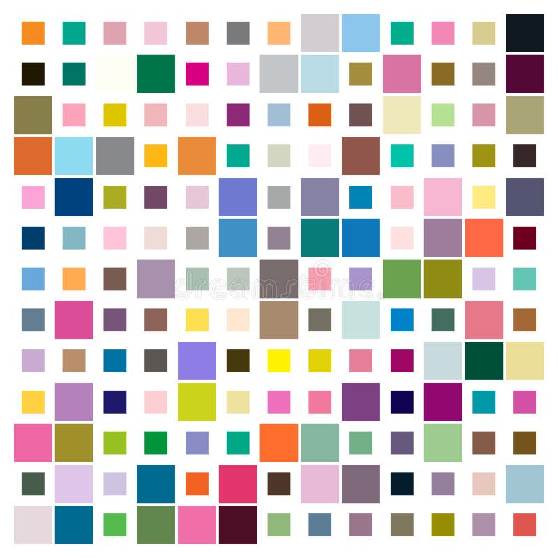 Random Size Squares Vector Illustration. Squares Design Element, Square ...