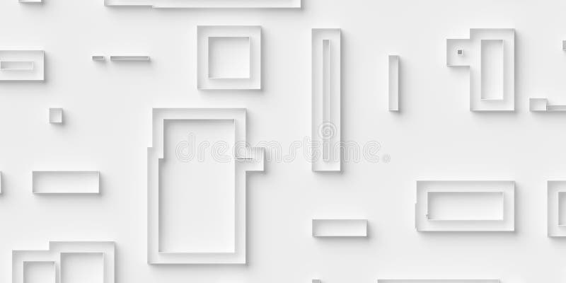 Random Sized Small Scattered White Inset Circles or Cylinders Geometry ...