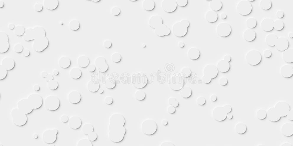 Random Sized Small Scattered White Offset Circles or Cylinders Geometry ...