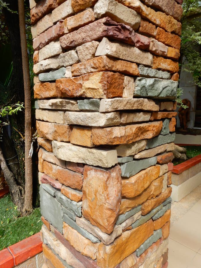 Random sized stone wall stock image. Image of constructed - 196792523