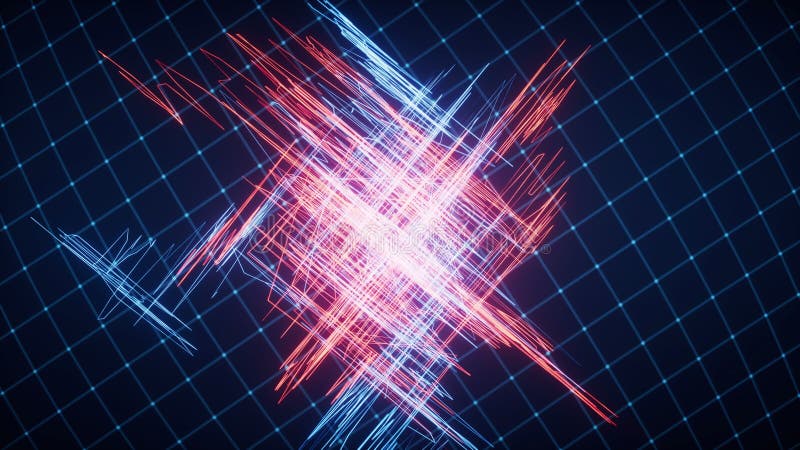 Random Sketch Lines Background, 3d Rendering Stock Video - Video of ...