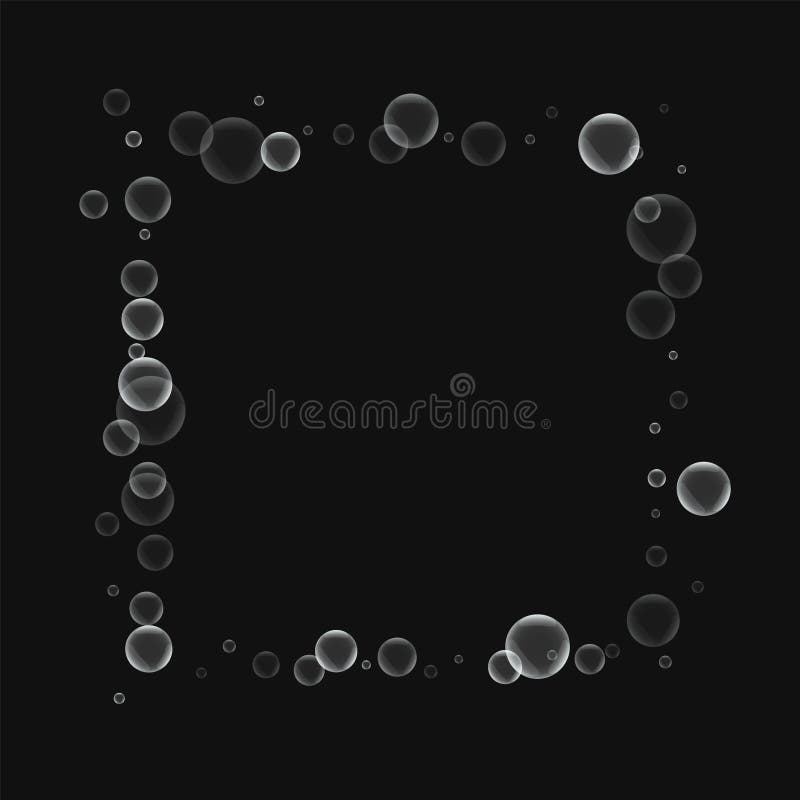 Random soap bubbles. stock vector. Illustration of modern - 93104936