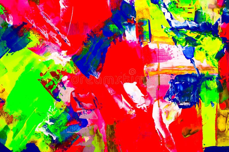 Random Spills of Paints of Different Colors Stock Image - Image of ...