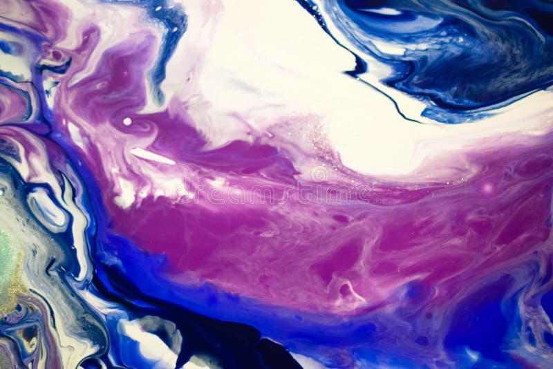 Random Spills Of Paints Of Different Colors Stock Image - Image of ...