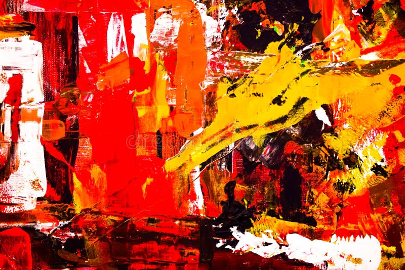 Random Spills of Paints of Different Colors Stock Photo - Image of ...