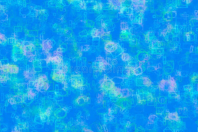 Random Square & Rectangle Shape, Digital Generative Art for Web Page ...