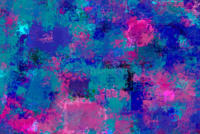 Random Square & Rectangle Shape, Digital Generative Art for Web Page ...