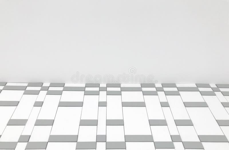 Random Square Tile Row Wall Art Background. Stock Illustration ...