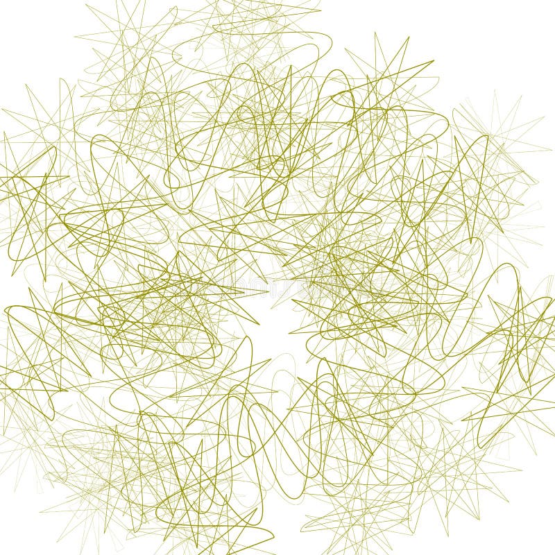 Squiggly Lines Pattern Green Stock Illustration - Illustration of ...