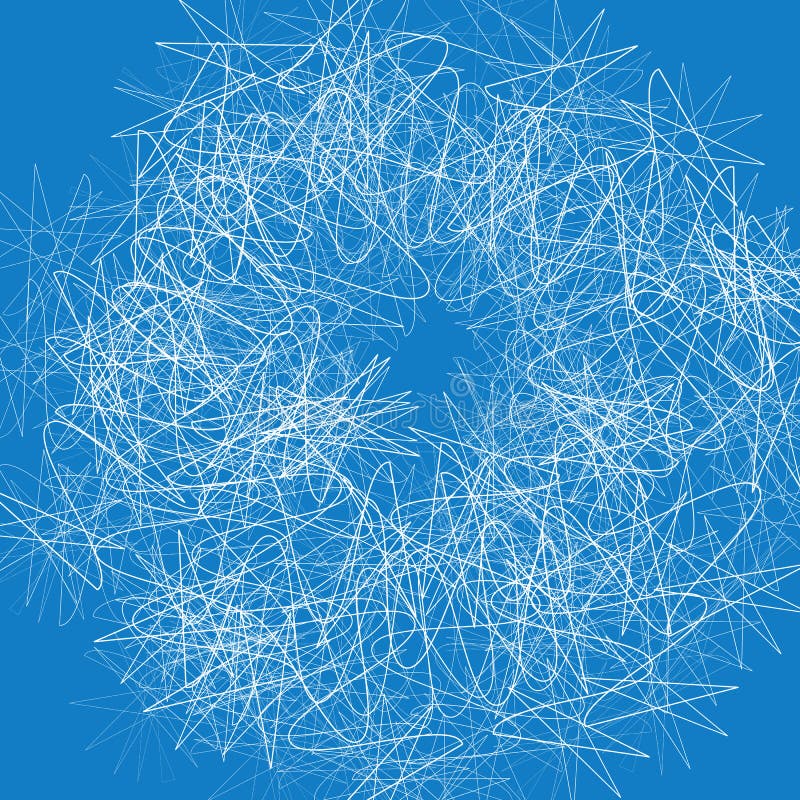 Random Squiggly, Squiggle Intersecting Lines In Chaotic Style. A Stock ... Random Squiggly, Squiggle Intersecting Lines In Chaotic Style. A Stock ...