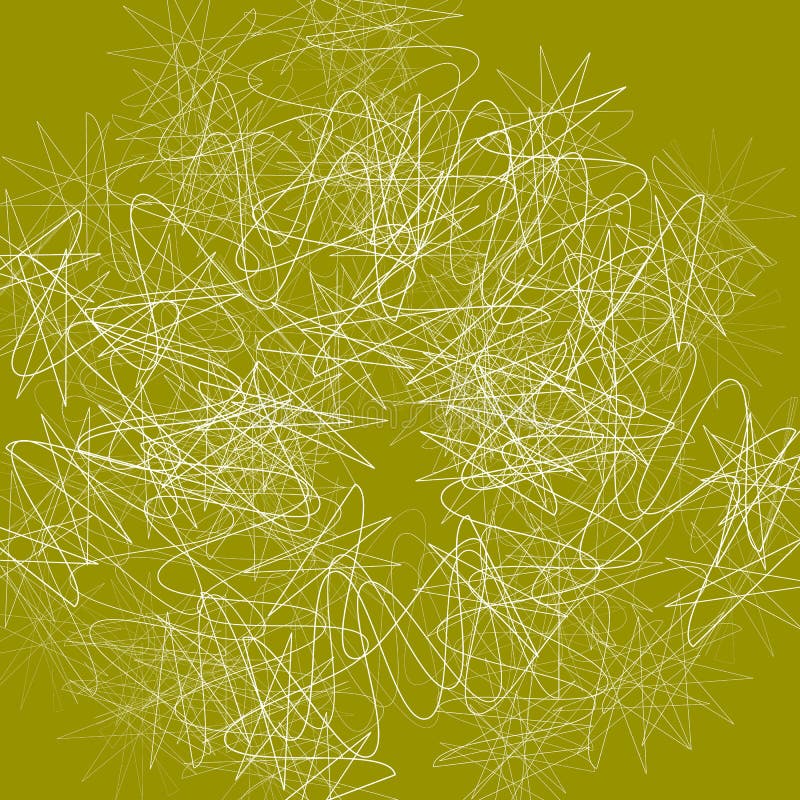 Random Squiggly Lines Abstract Monochrome Pattern Texture Stock Vector