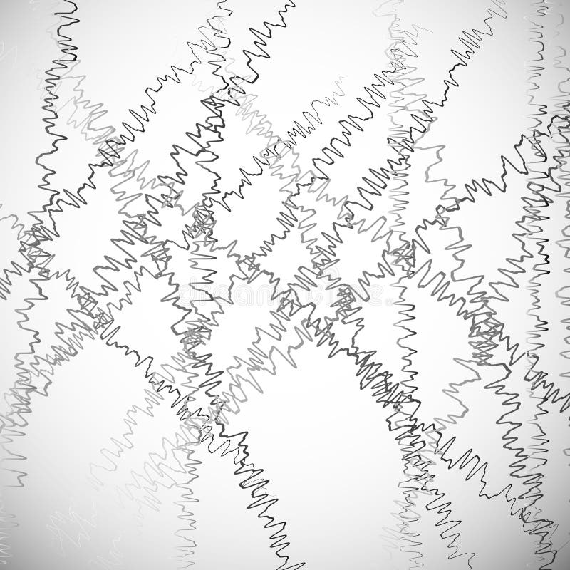 Random Squiggle Lines, Intersecting Random Circles. Scribble, Ta Stock ...