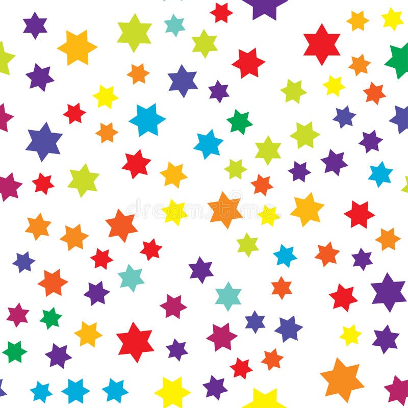 Random Star Shape Pattern, Background. Seamlessly Repeatable Stock ...