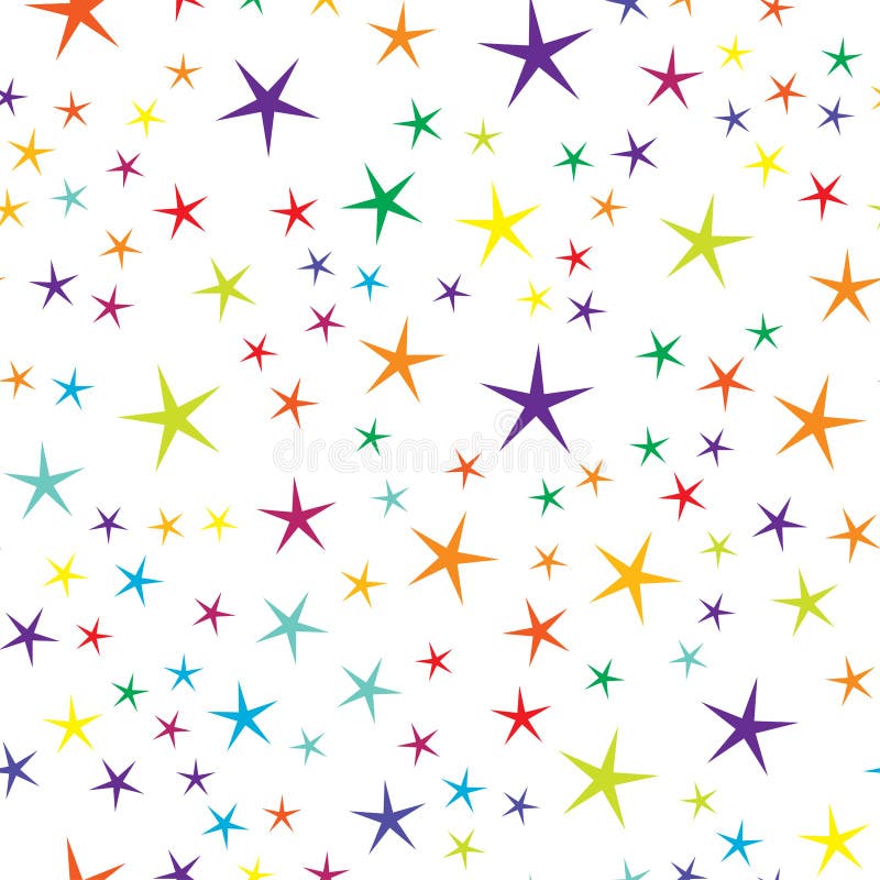 Random Star Shape Pattern, Background. Seamlessly Repeatable Stock ...