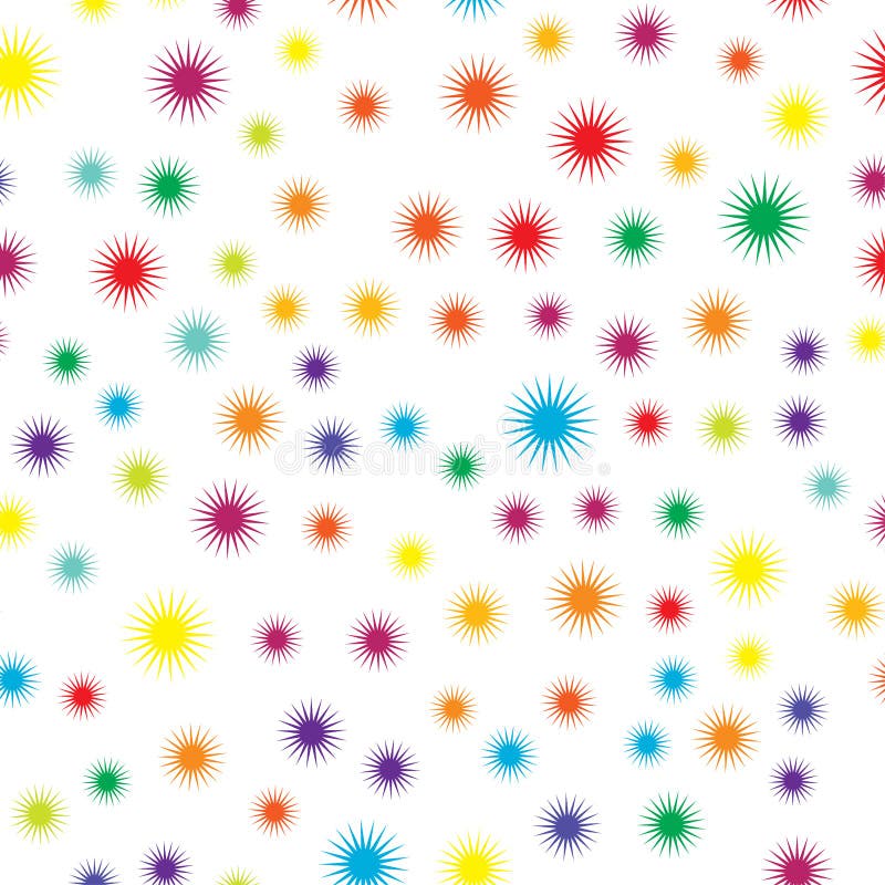 Random Star Shape Pattern, Background. Seamlessly Repeatable Stock ...