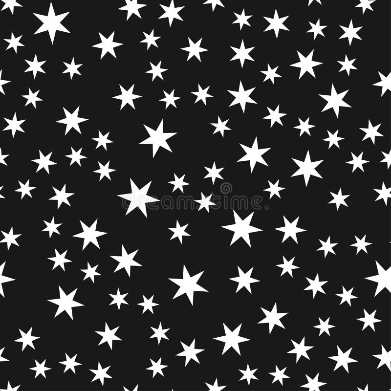 Random Star Shape Pattern, Background. Seamlessly Repeatable Stock ...