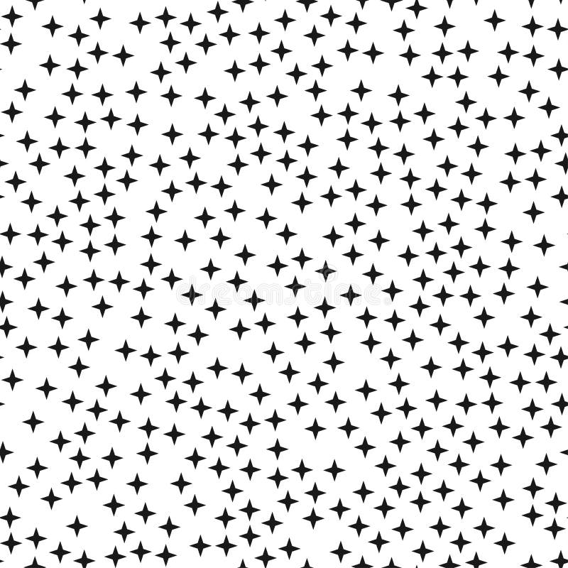 Random Star Shape Pattern, Background. Seamlessly Repeatable Stock ...