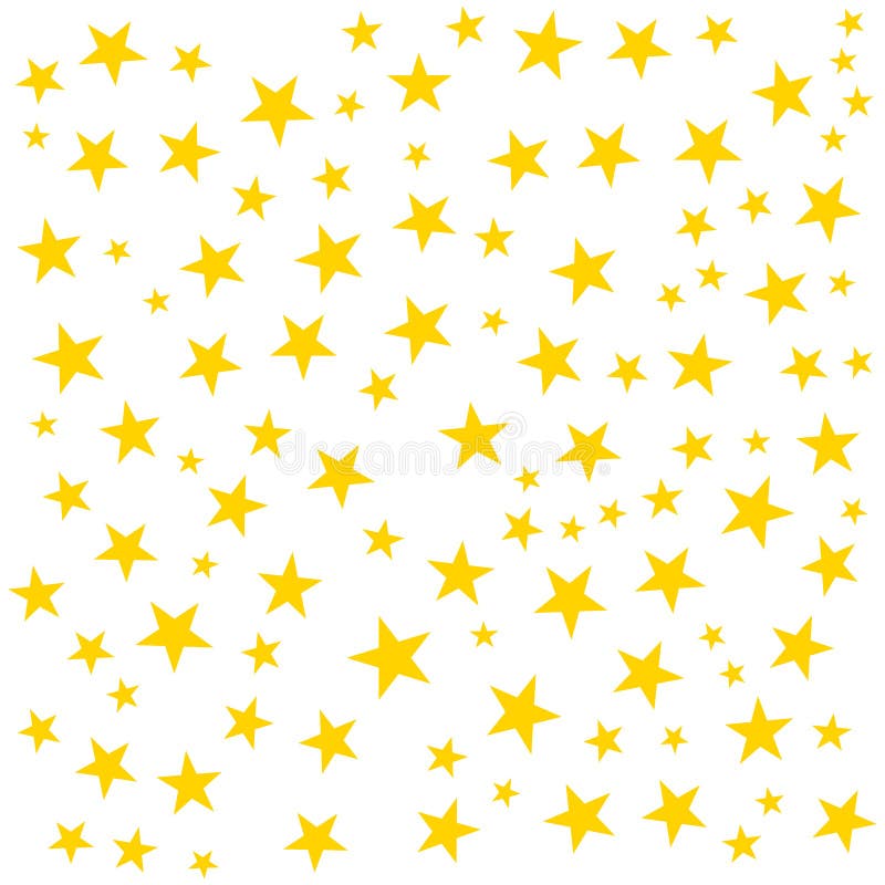 Random Stars, Starry Pattern, Background Illustration Stock Vector ...