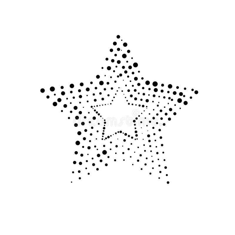 Random Stars Pattern. Endless Background Vector Illustration, Image ...