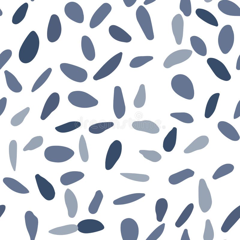 Pebble Seamless Backdrop Vector Illustration. Cute Summer Repeated ...