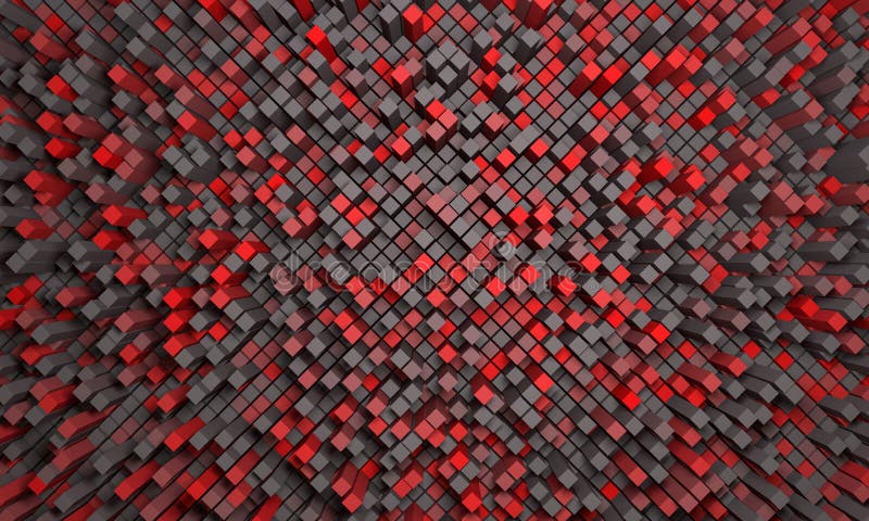 Random Structure of Cubes of Different Heights in the Form of a Lattice ...