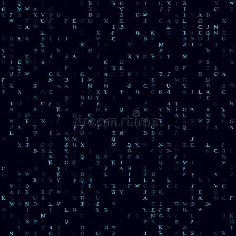 Random symbols pattern. stock vector. Illustration of graphic - 168959832