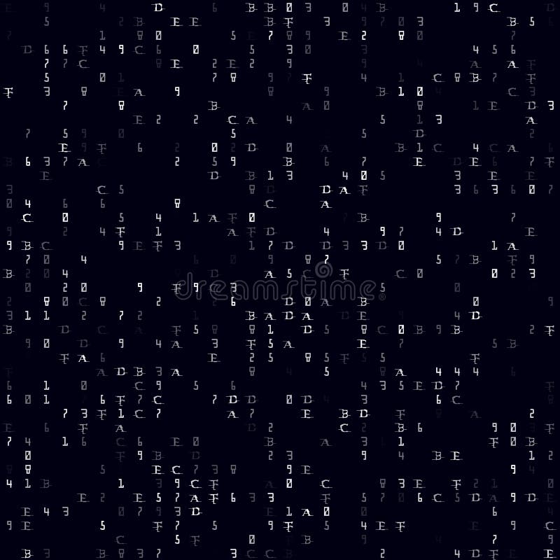 Random symbols background. stock vector. Illustration of modern - 176701933