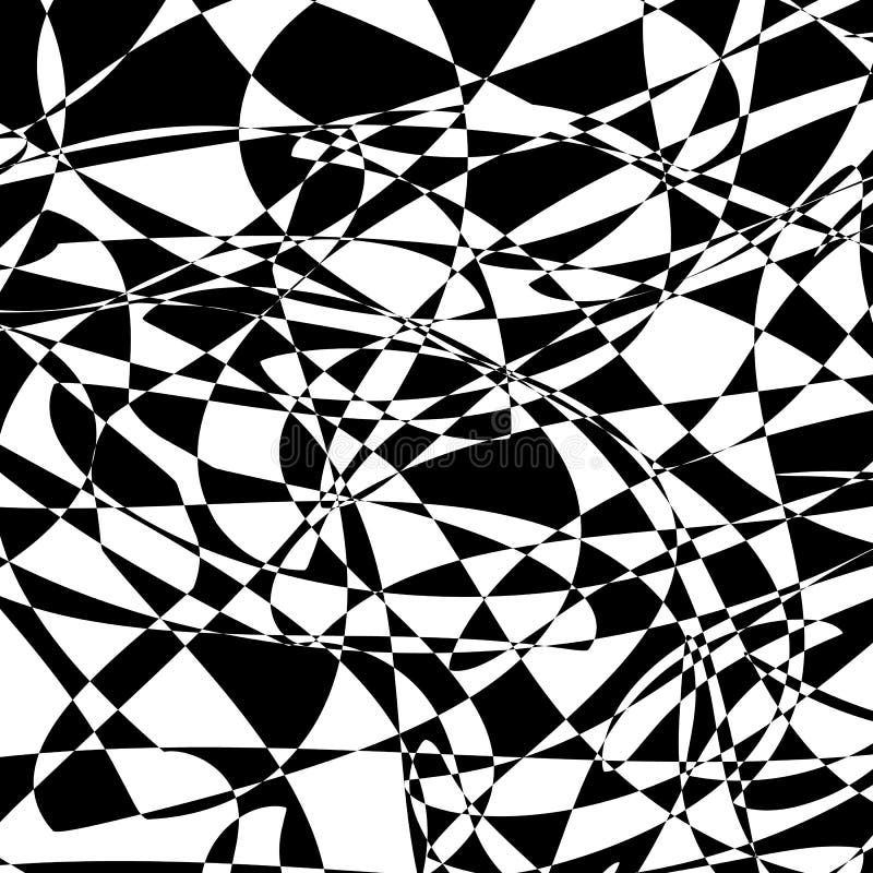 Random Texture with Alternating Black and White Shapes. Rough, C Stock ...
