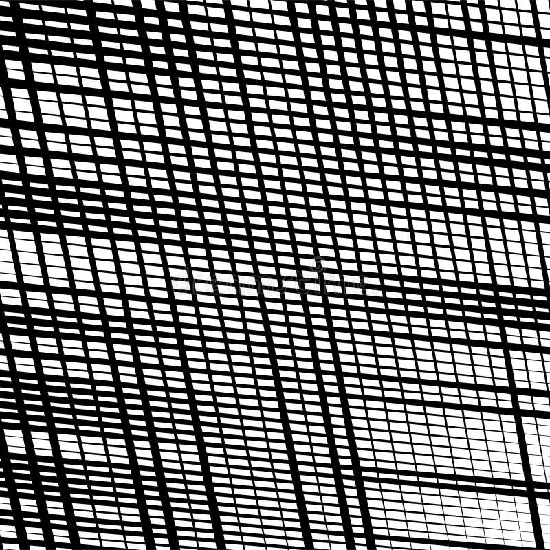 Random Tilt, Oblique Grid, Mesh Pattern. Dynamic Slanting Intersect ...