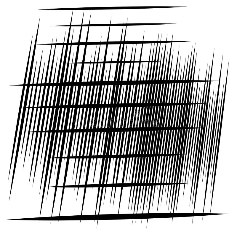 Random Tilt, Oblique Grid, Mesh Pattern. Dynamic Slanting Intersect ...
