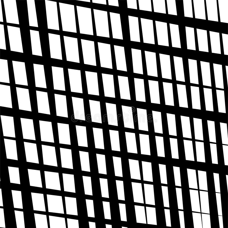 Random Tilt, Oblique Grid, Mesh Pattern. Dynamic Slanting Intersect ...