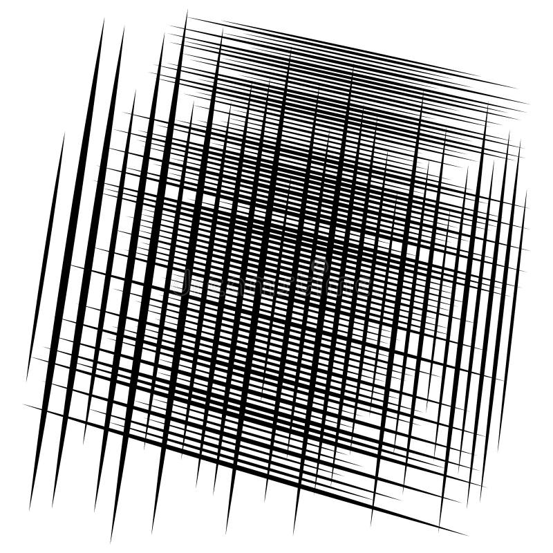 Random Tilt, Oblique Grid, Mesh Pattern. Dynamic Slanting Intersect ...