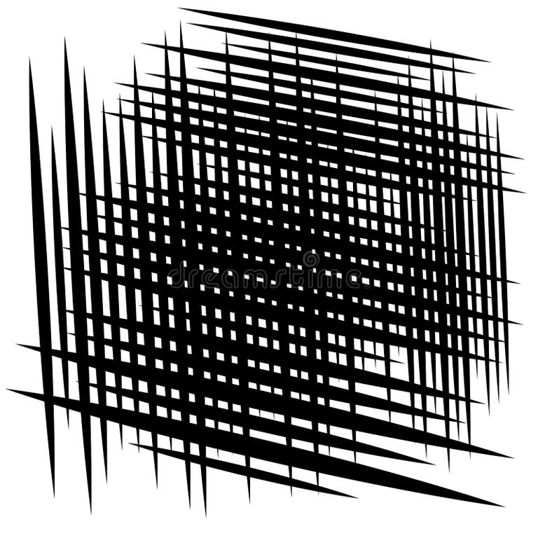 Random Tilt, Oblique Grid, Mesh Pattern. Dynamic Slanting Intersect ...