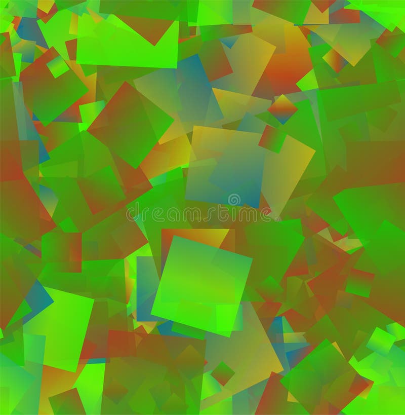 Random Vector Seamless Pattern in Squares Stock Illustration ...