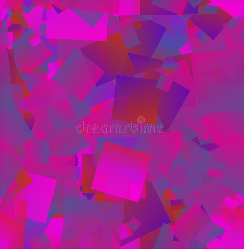 Random Vector Seamless Pattern in Squares Stock Illustration ...