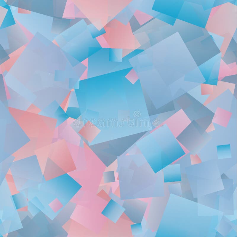 Random Vector Seamless Pattern in Squares Stock Illustration ...